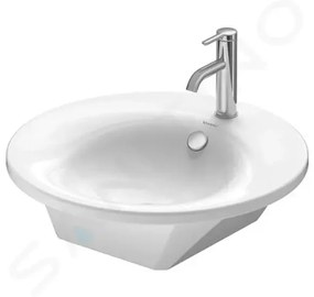 DURAVIT - Starck 1 Nábytkové umyvadlo s přepadem, průměr 580 mm, bílá (0406580000)