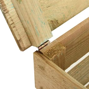 Laťkový zahradní kompostér 2 ks 80 x 50 x 100 cm borovice 3078136