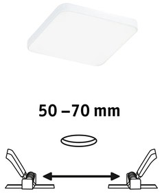 Paulmann Veluna Edge LED vestavná IP44 4000K 9x9cm