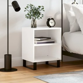 vidaXL Noční stolek 40 x 30 x 50 cm kompozitní dřevo [826802] Barva: Bílá