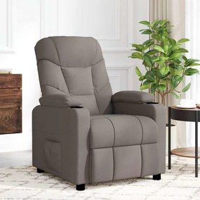 Masážní křeslo taupe textil 339100