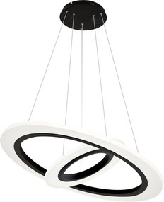 Závěsné LED svítidlo Cosmo, 2x LED 36w, b/w