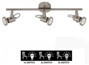 Briloner 2712-032 - LED Stmívatelné bodové svítidlo SEMPLICE 3xGU10/5W/230V