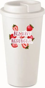 Personalizovaný cestovní termohrnek s ovocem a textem