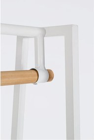 Bílý/v přírodní barvě ocelový stojan na oblečení 63x180x34 cm Haldor – Yes Everyday