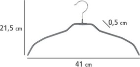 Kovová ramínka v sadě 20 ks Alessia – Wenko