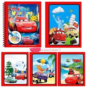 Montessori Magic Book vybarvovací knížka - Disney a jiné filmové motivy Varianta: Auta 2
