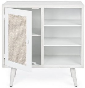BIZZOTTO bílá komoda MONTIEL 1DO-3SH 0744882