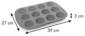 Tescoma Silikonová forma 12 muffinů DELÍCIA