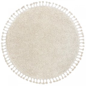 Hans Home | Kusový koberec Berber 9000 cream kruh - 160x160 (průměr) kruh