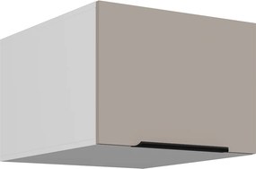 ARIA lb | horní skříňka 50 NAGU-36 1F výklopná | 50 cm | HLUBOKÁ | ANTI FINGERPRINT povrch | bílá/béžová
