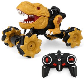 Aga4Kids RC Autíčko Dinosaurus Žluté