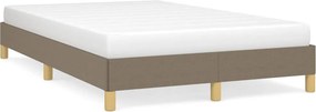 Rám postele bez matrací taupe 120x190 cm textil 3269616