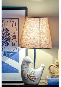 Béžová stolní lampa s textilním stínidlem (výška 40 cm) Kylie – Bloomingville