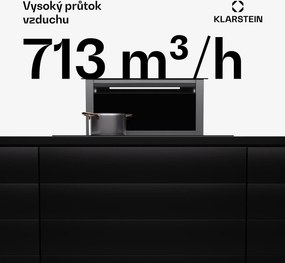 Klarstein Royal Flush Eco Slim 60, digestoř, 60 cm, 713 m³/h, A+