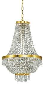 Závěsné svítidlo / Luster Ideal lux 114736 CAESAR SP9 ORO 9xG9 40W zlato Lustry