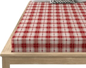Prostěradlo z mikrovlákna TARTAN HEART barevné 180x200 cm