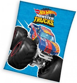 Dětská deka Hot Wheels Monster Trucks 130x170 cm