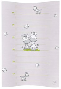Ceba Baby Přebalovací podložka měkká tvarovaná Cosy 48x70 cm zebra šedá
