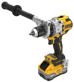 AKU vrtačka s příklepem 18V DeWALT DCD1007NT bez aku, kufr Tstak
