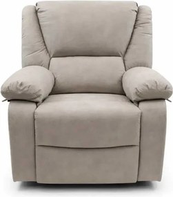 LuxuryForm DESIGN Televizní křeslo VELORA s polohováním - šedé