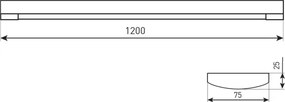 LED Zářivkové svítidlo LED/20/30/40W/230V 3000/4300/6500K 120 cm bílá