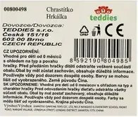 Teddies Chrastítko a kousátko trojúhelník / Chrastítko a kousátko / Fl