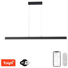 Immax NEO LITE TRIANGOLO Smart závěsné svítidlo černé 125cm 28W Tuya WiFi s BEACON