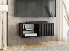 TV skříňka ELI 2 otevřenáTV skříňka černý