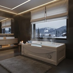 Terra Hydromasážní vířivá vana Ramzes 636 168x85