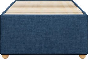Rám postele bez matrací modrá 80x200 cm textil 3284693