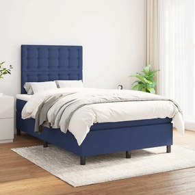 Box spring postel s matrací černá 120x190 cm textil 3269915