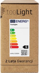 Toolight Toolight, LED žárovka E27, 15W, 1200lm, 6000K studená bílá, RSL031, OSW-20016