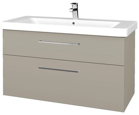 Dřevojas Koupelnová skříň Q MAX SZZ2 105 Varianta: N01 Bílá lesk / Úchytka T01 / L03 Antracit vysoký lesk