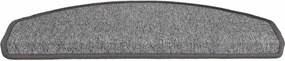 Schodové rohože 30 ks 65 x 24 x 4 cm tmavě šedé, půlkulaté, velké 3365750