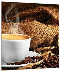Obraz šálku kávy  (30x30 cm)
