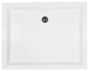 Sprchová vanička obdélníková MEXEN RIO bílá, 120x80x14 cm + sifon