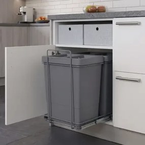 Elletipi ECOFIL / Vestavný odpadkový koš / Výsuvný systém / S rámem /