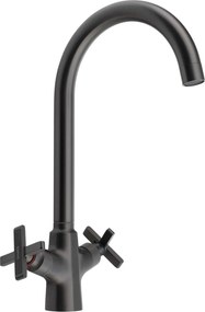 Sapho - Dřezová baterie Xela, gun metal XE603GM