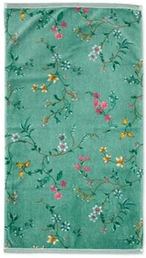 Pip Studio bavlněný froté ručník na ruce Les Fleurs zelený 30x50 cm