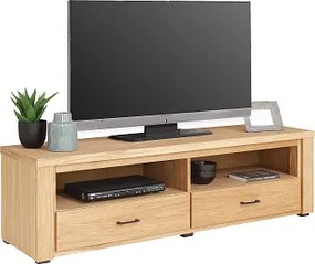 Nábytkáři ORFA MALTA RTV 2S (NATURA) televizní stolek dřevo DUB PŘÍRODNÍ (smontovaný nábytek) kolekce &quot;B&quot; (K250-E)