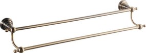 Sapho Diamond - Dvojitý držák ručníků, délka 61 cm, bronz 1318-11