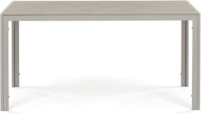 Zahradní stůl AZT-S1215 CRM, kov, polywood, béžová (150 x 89,5) cm