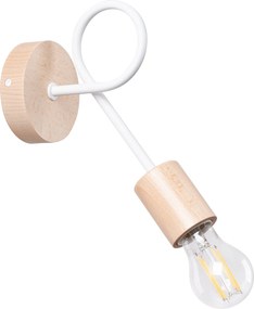 Sollux Lighting Nástěnné svítidlo EMBER bílé