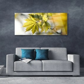 akrylový obraz Listy Rostlina 125x50 cm