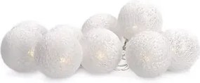 Solight 1V201 LED řetěz vánoční koule bavlněné / 10LED / 1m / 2x AA /