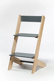 Lucas Wood Style rostoucí židle EASY LINE -  šedá