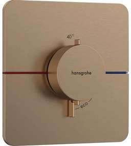 Hansgrohe ShowerSelect Comfort Q Termostatická podomítková baterie, kartáčovaný bronz 15588140