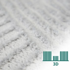 Angel Carpet, Kusový koberec Zafiro 25 Grey, 160x230, šedá, kancelář
