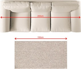 Koberec Solaro beige/grey 80x150 cm